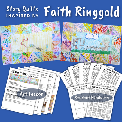 Art Lesson Bundle - Elementary Art Projects Inspired by Famous Artists ...