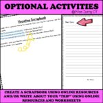 Middle School Executive Functioning Activities Plan A Trip | Made By ...