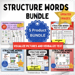 Structure Word Bundle for Visualizing and Verbalizing | Made By Teachers