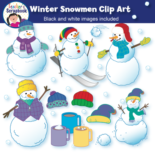 Winter Kids Clip Art | Made By Teachers