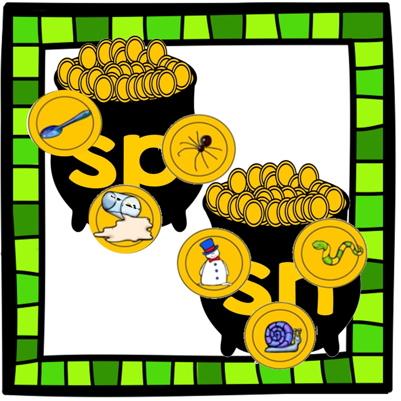 St. Patrick's Day Beginning Blends Sorting Activity | Kindergarten ...