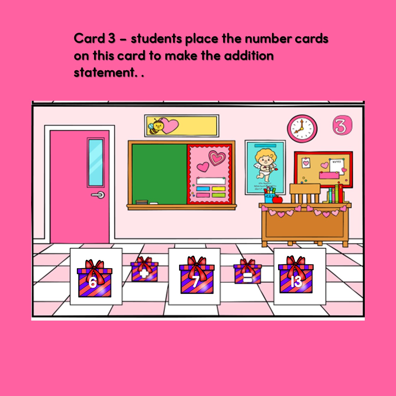 Valentine Addition Word Problems | Centers | Worksheets | K - 1 | Made ...
