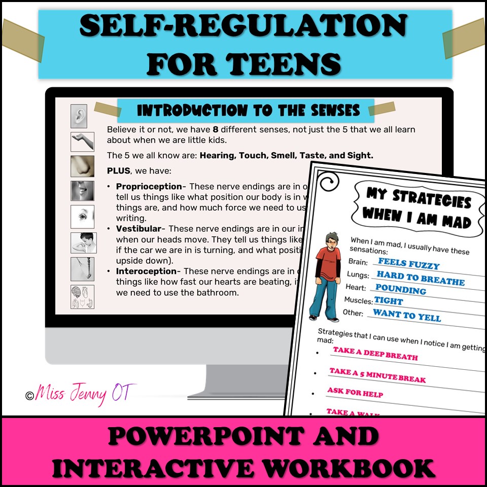 Sensory Diet Template for Self Regulation and Interoception | Made By ...