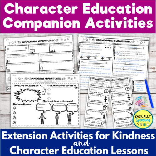 Character Education and Kindness Lesson Extension Activities | Made By ...