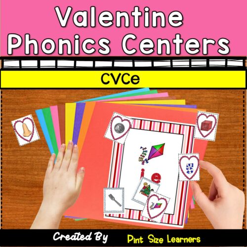 Valentine Phonics | Long Vowel Sounds | CVCe Words | Made By Teachers