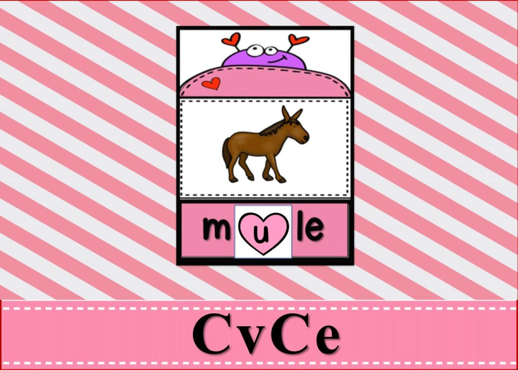 Valentine Phonics | Long Vowel Sounds | CVCe Words | Made By Teachers