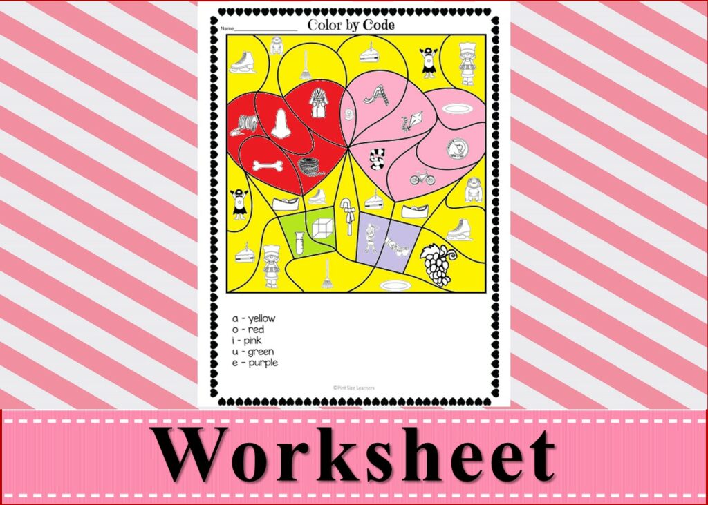 Valentine Phonics | Long Vowel Sounds | CVCe Words | Made By Teachers