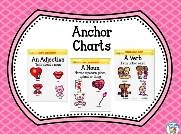 Parts of Speech | Valentine Themed Center and Worksheets | February ...