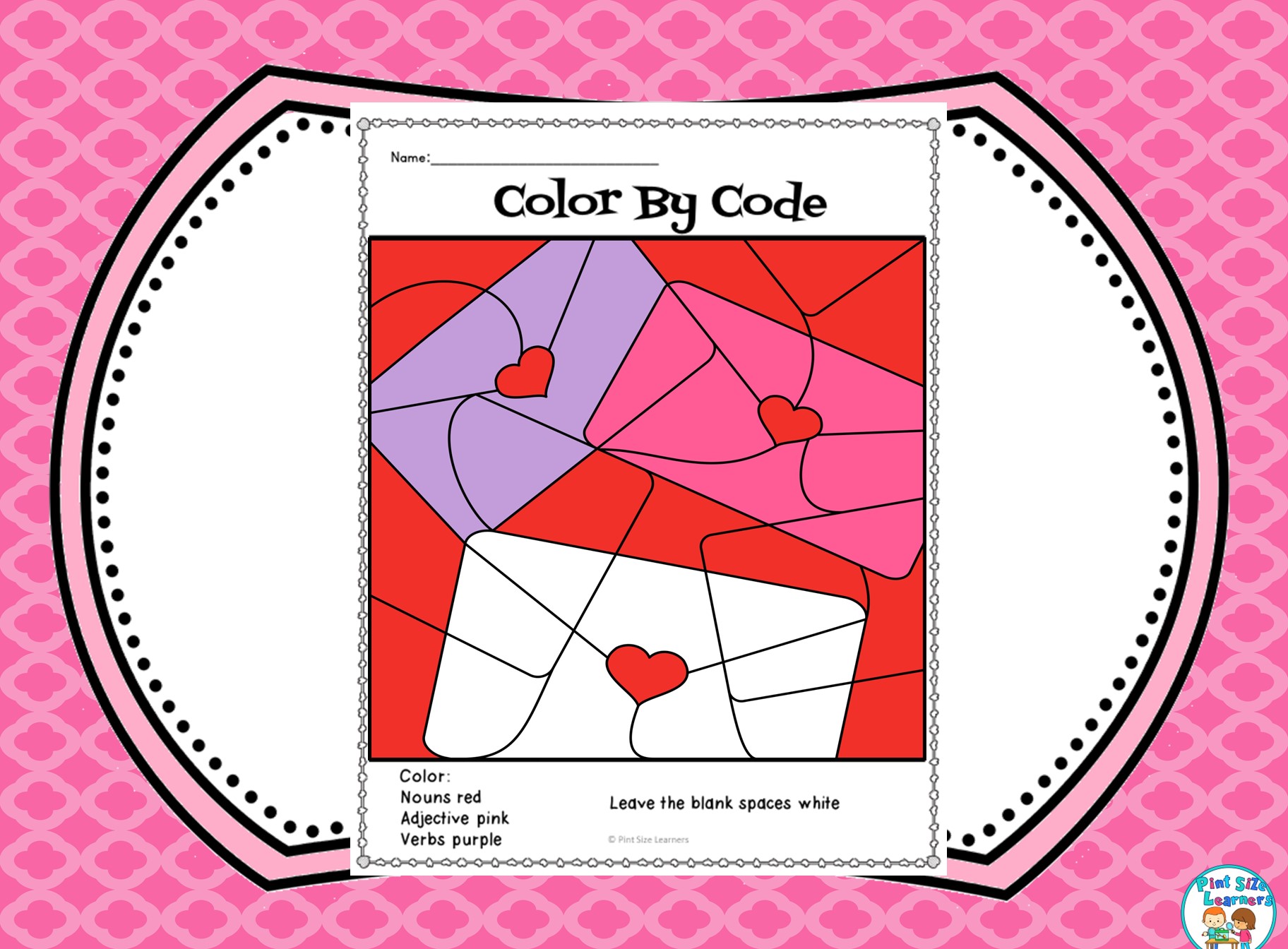Parts of Speech | Valentine Themed Center and Worksheets | February ...
