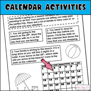 Middle School Executive Functioning Activities Plan A Trip Worksheets ...