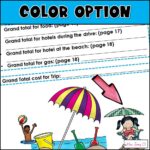 Middle School Executive Functioning Activities Plan A Trip Worksheets ...