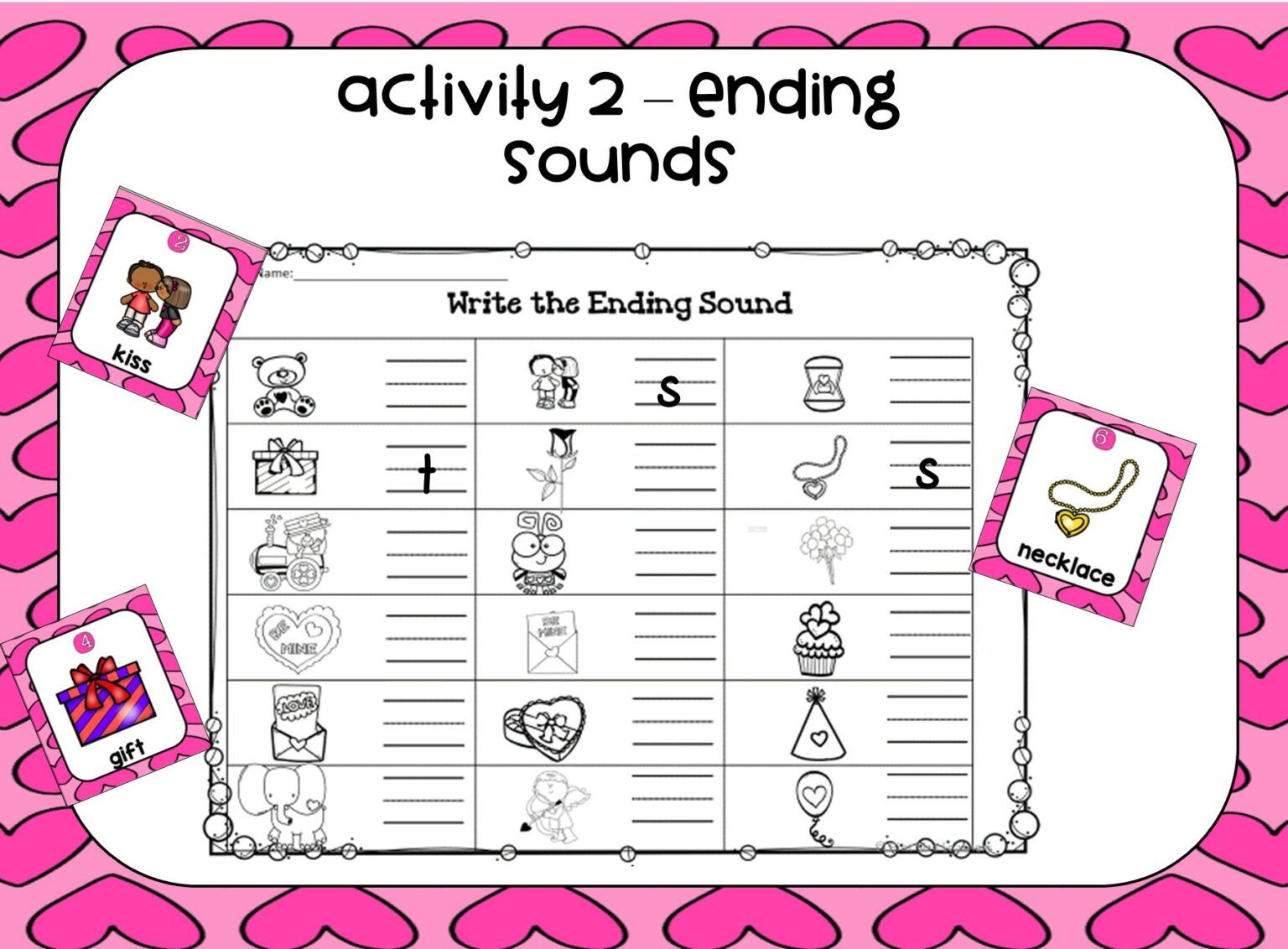 Write the Room Center Valentine - Themed Activities For Kindergarten ...