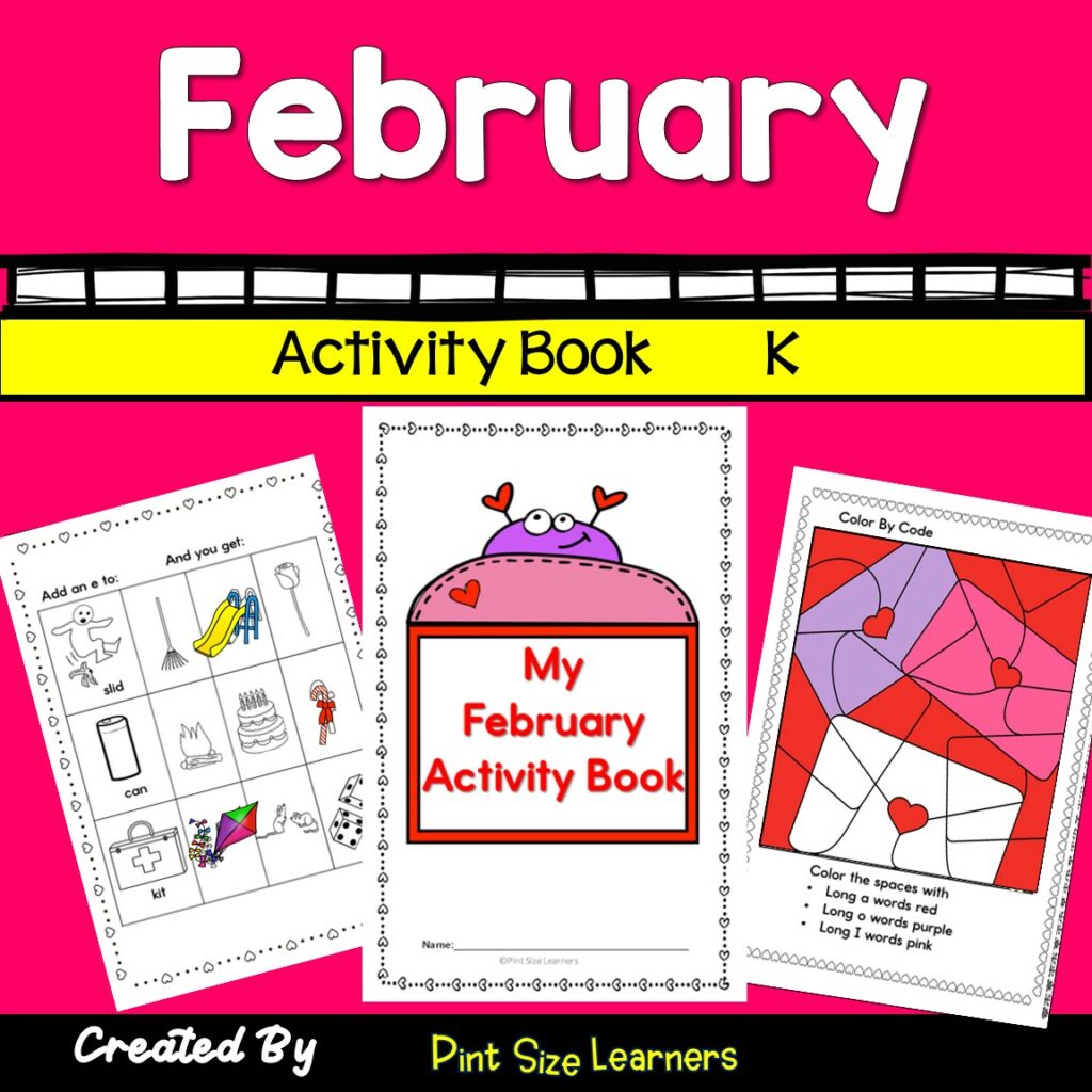 Early Finishers February Activity Book | Kindergarten | First Grade ...
