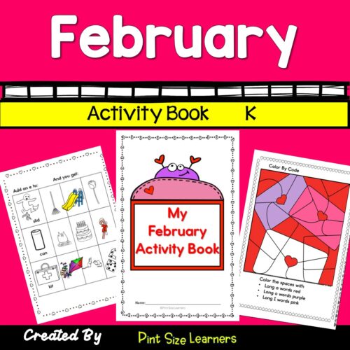 Early Finishers February Activity Book | Kindergarten | First Grade ...