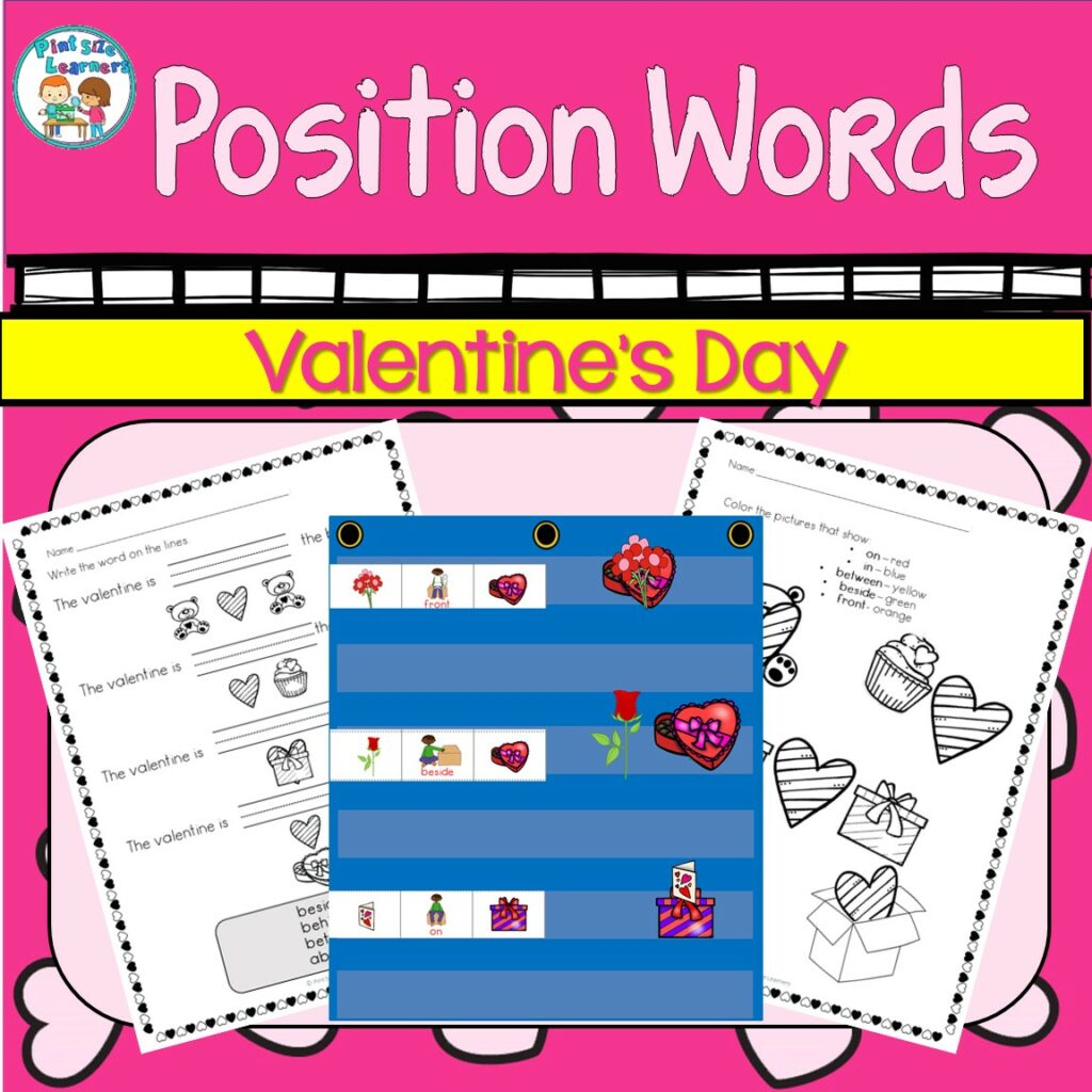 Position Words Activities & Worksheets | February Math Centers ...