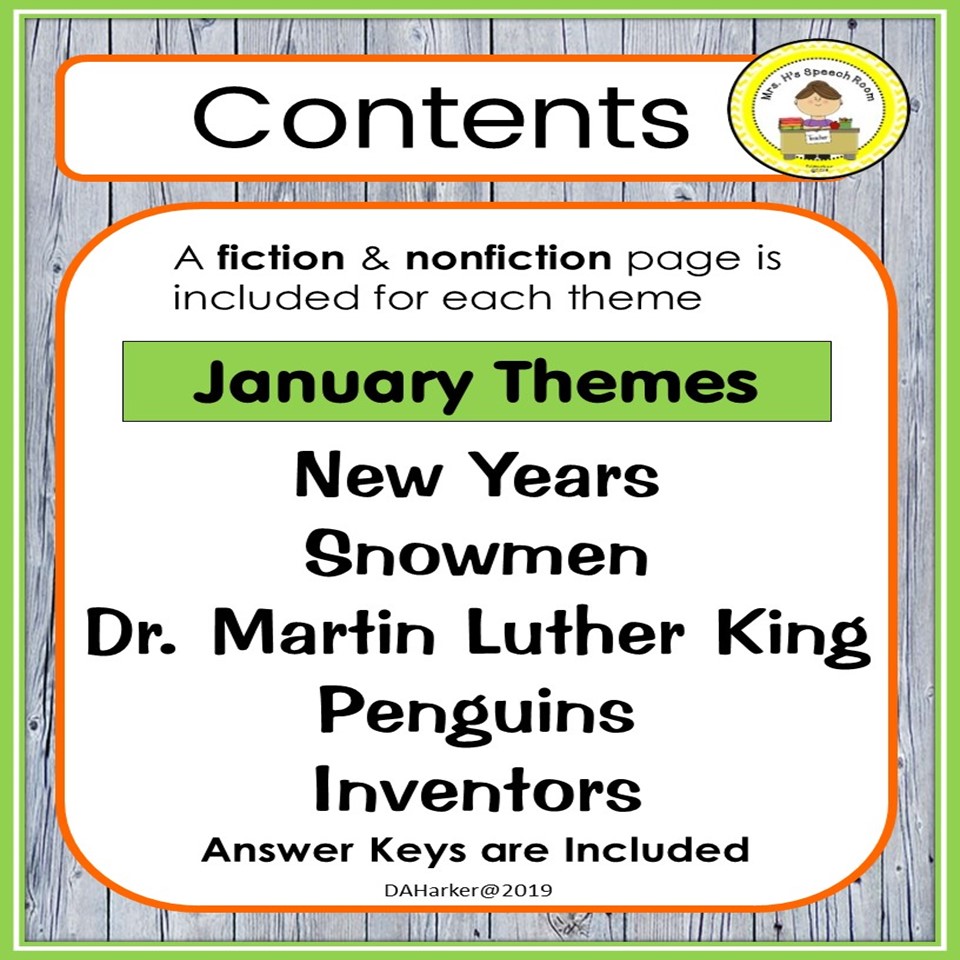 Main Idea, Inferences, Sequencing & Vocabulary in Middle School Speech ...