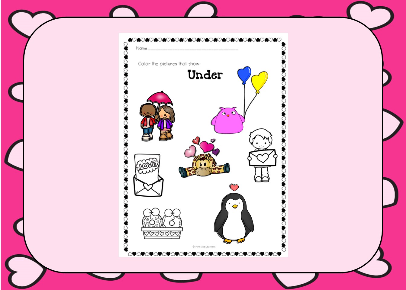 Position Words Activities & Worksheets | February Math Centers ...