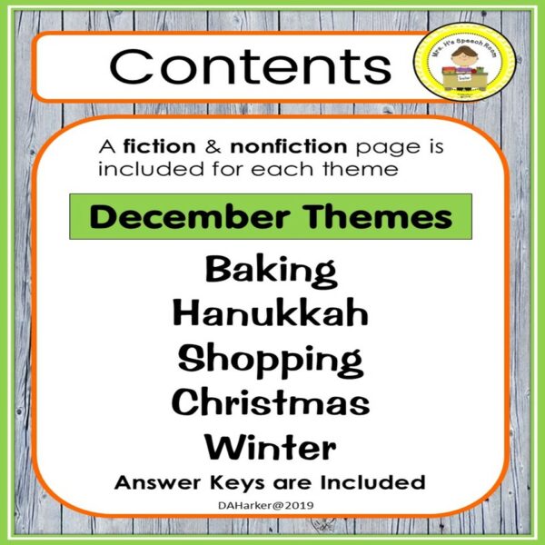 Main Idea, Inferences, Sequencing & Vocabulary in Middle School Speech ...