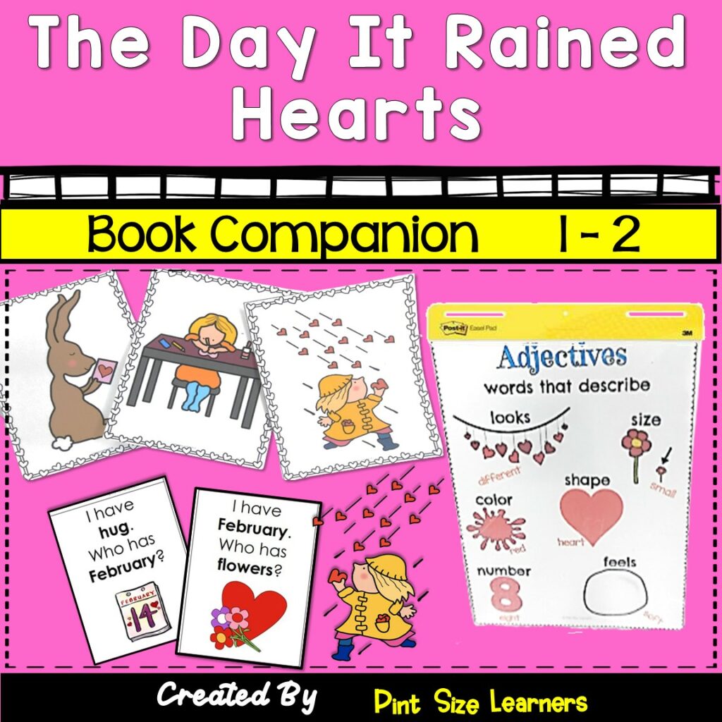 The Day It Rained Hearts Book Study & Activities | Unit Lesson Plans ...