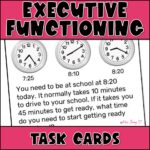 Middle School Executive Functioning Activities Task Cards | Made By ...