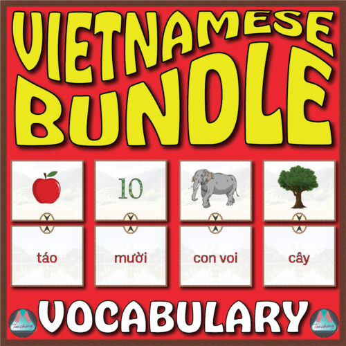 Vietnamese Vocabulary Match Bundle | Made By Teachers