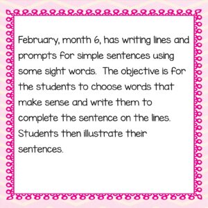 Kindergarten Writing Activities for February | February Writing Prompts ...