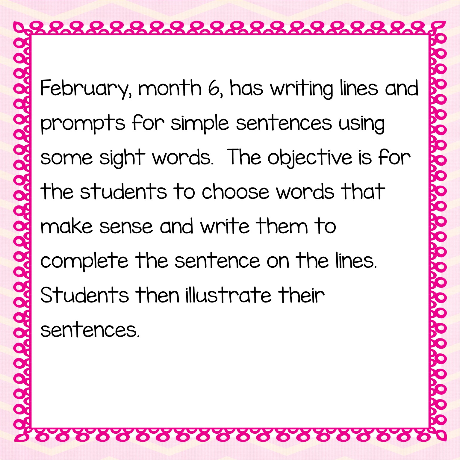 Kindergarten Writing Activities for February | February Writing Prompts ...