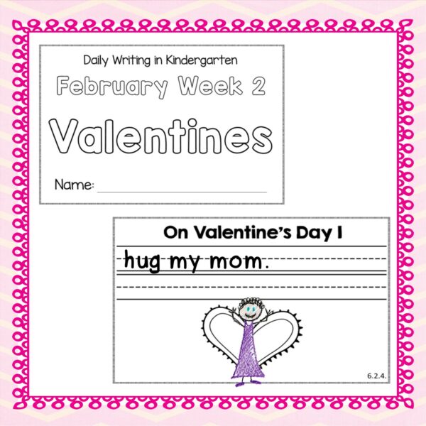 Kindergarten Writing Activities for February | February Writing Prompts ...