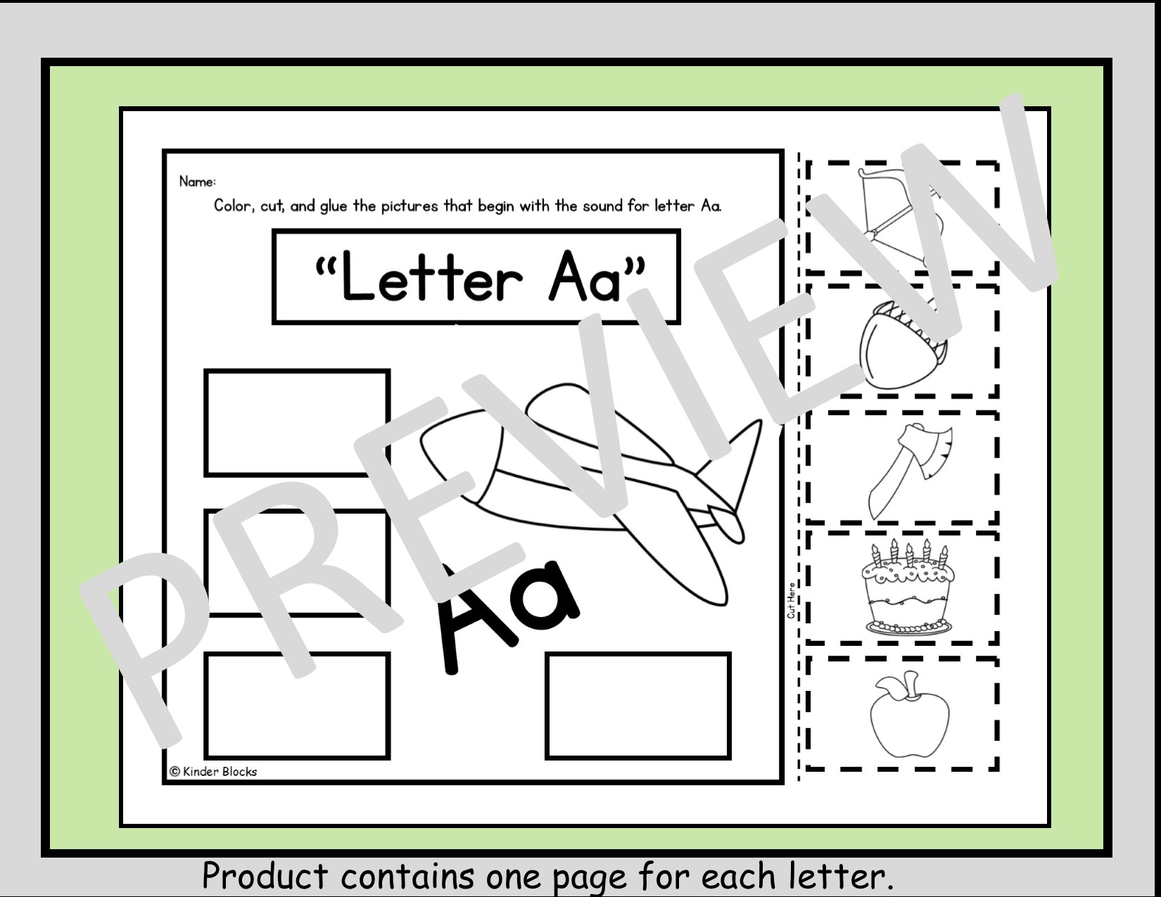 Learning Our ABC's - Letter and Sound Practice Sheets | Made By Teachers