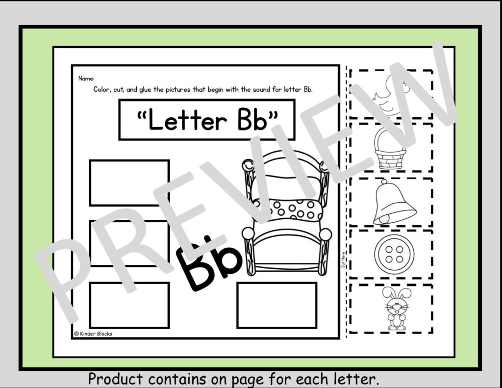 Learning Our ABC's - Letter and Sound Practice Sheets | Made By Teachers