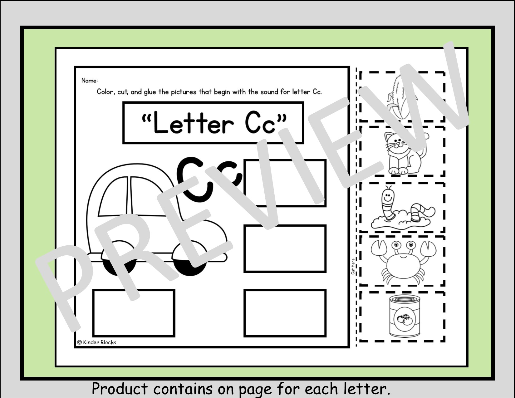 Learning Our ABC's - Letter and Sound Practice Sheets | Made By Teachers
