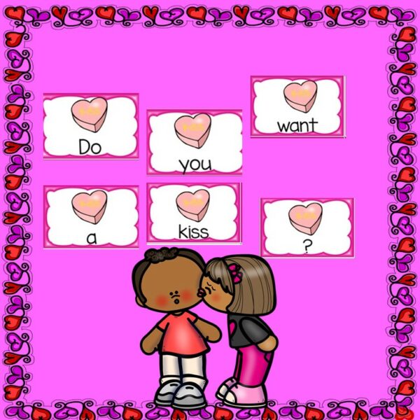 Valentine's Day Scrambled Sentences | Cut and Paste Sentences ...