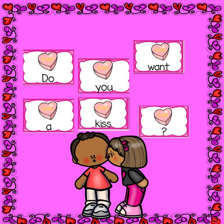 Valentine's Day Scrambled Sentences | Cut and Paste Sentences ...