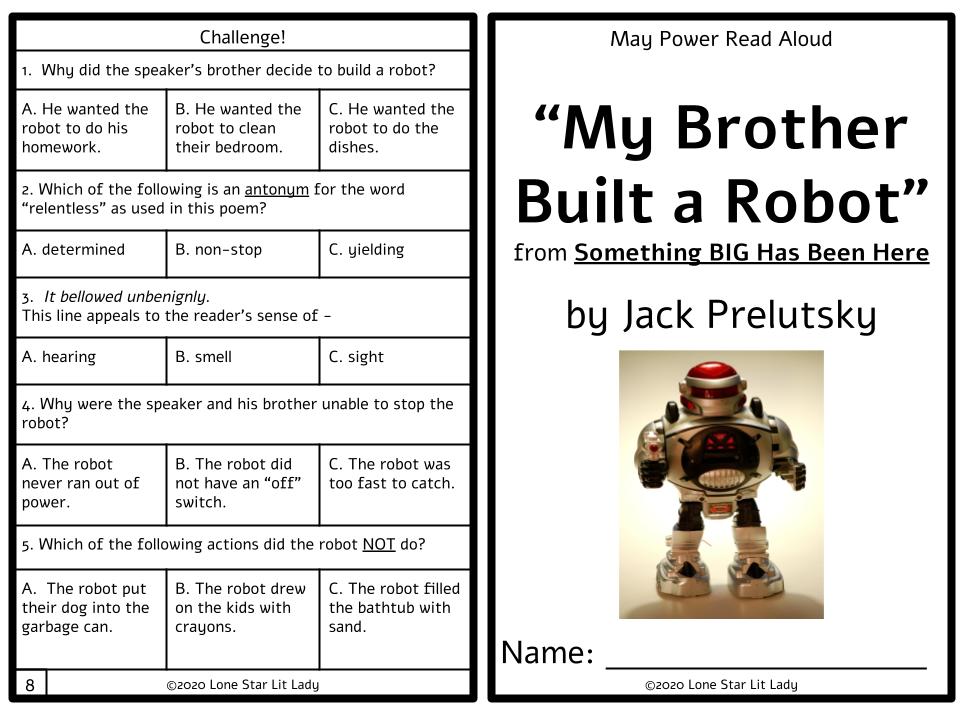 May Power Read-Alouds | Made By Teachers