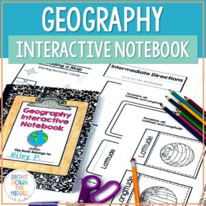 Geography and Map Skills Interactive Notebook | Made By Teachers