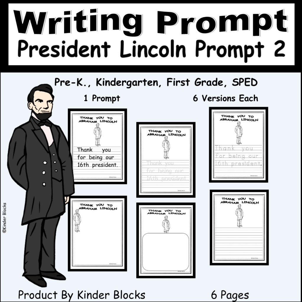 Abraham Lincoln Writing Prompt 2 | Made By Teachers