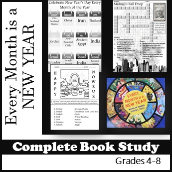 Celebrate New Year's Day All Year Long - "Every Month A New Year" Unit ...