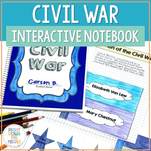 Civil War Interactive Notebook | Made By Teachers