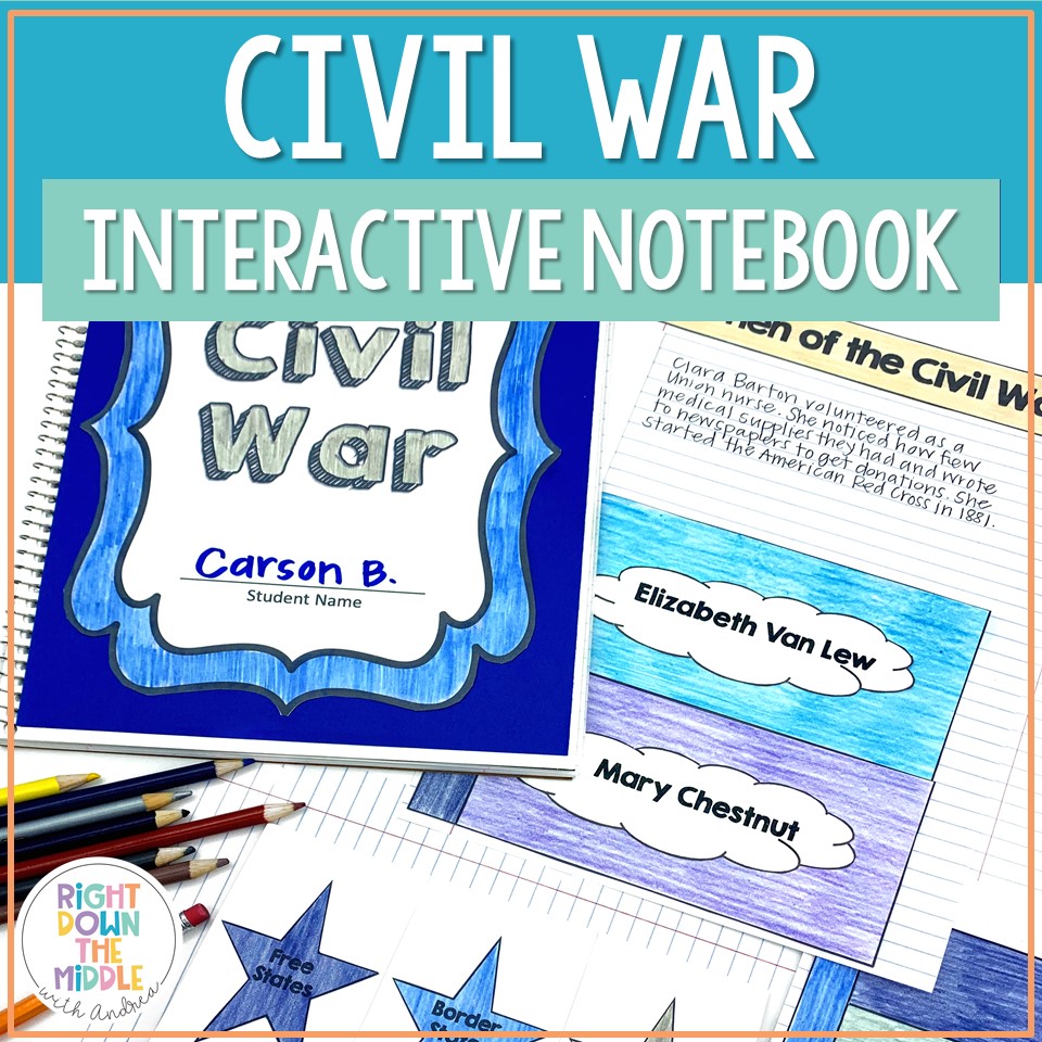 Civil War Interactive Notebook | Made By Teachers