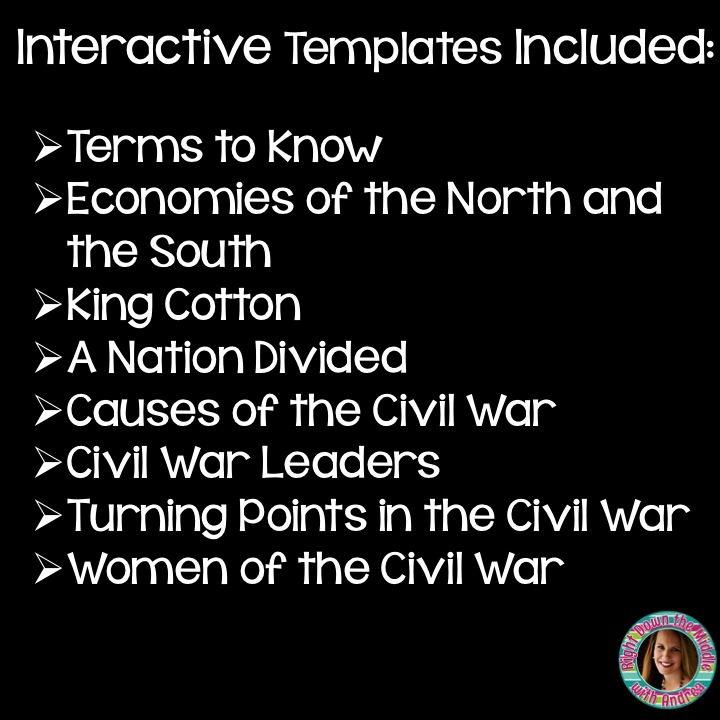 Civil War Interactive Notebook | Made By Teachers