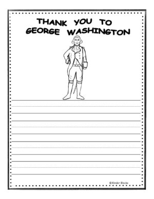 George Washington Writing Prompt 2 | Made By Teachers