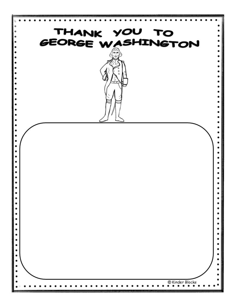 George Washington Writing Prompt 2 | Made By Teachers