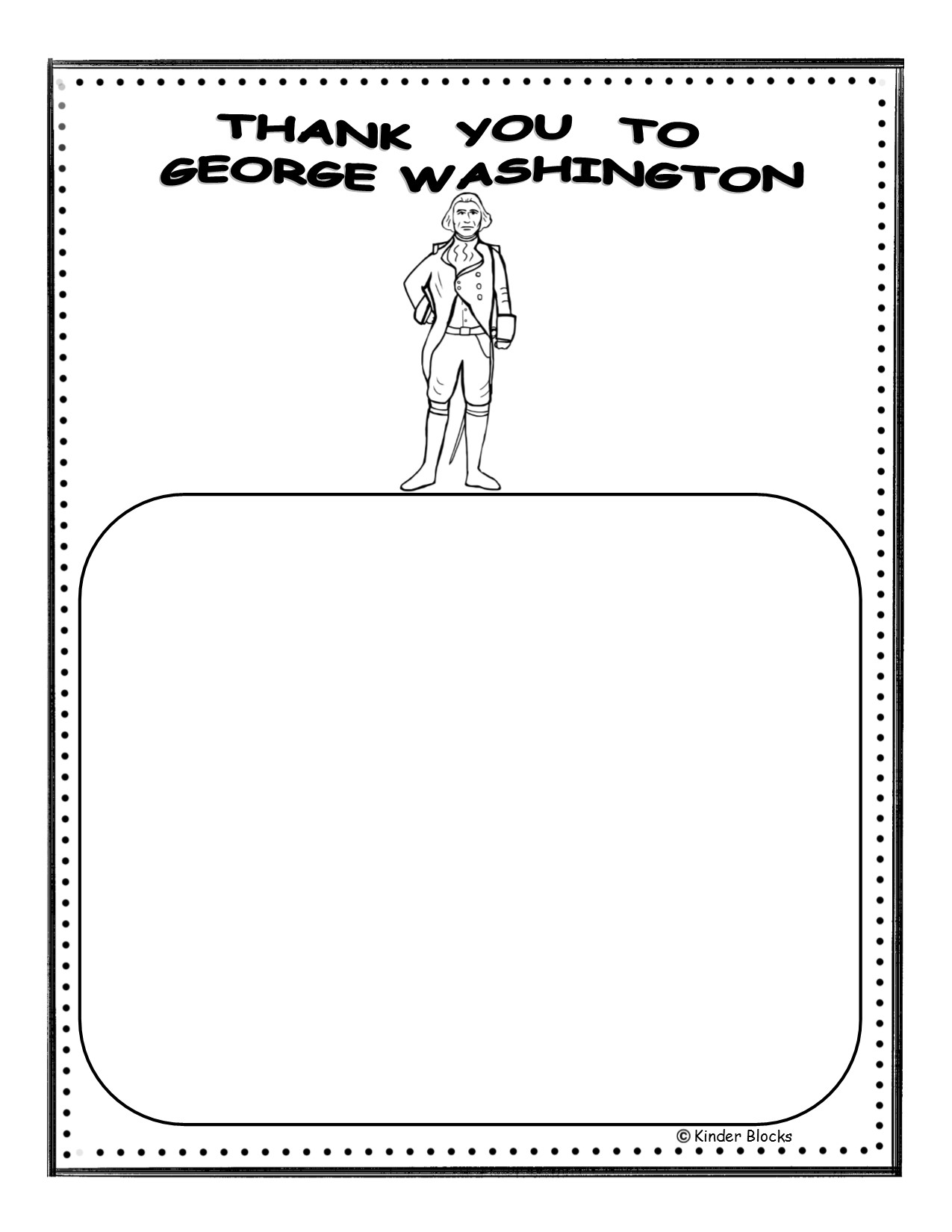 George Washington Writing Prompt 2 | Made By Teachers
