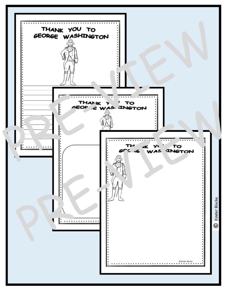 George Washington Writing Prompt 2 - Made By Teachers