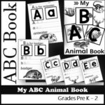 Alphabet Phonics Animal Book Learn ABC's Writing Science Zoo Animals ...