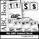 Alphabet Phonics Animal Book Learn ABC's Writing Science Zoo Animals ...