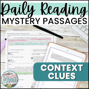 Daily Reading Comprehension Passages ELA Bell Ringers Morning Work Warm ...