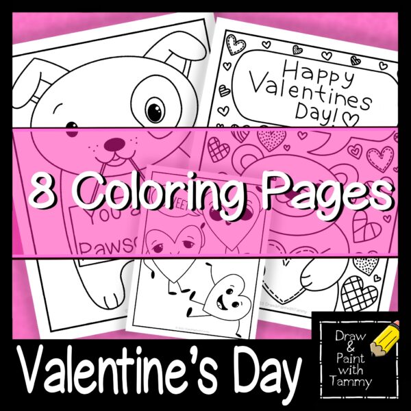 Valentine’s Day Theme February Printable Coloring Pages | Made By Teachers