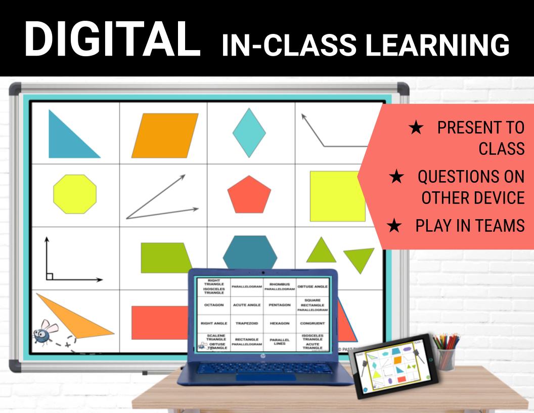 Geometry Math Game - 2D Shapes + Types of Lines | SWAT! | Made By Teachers
