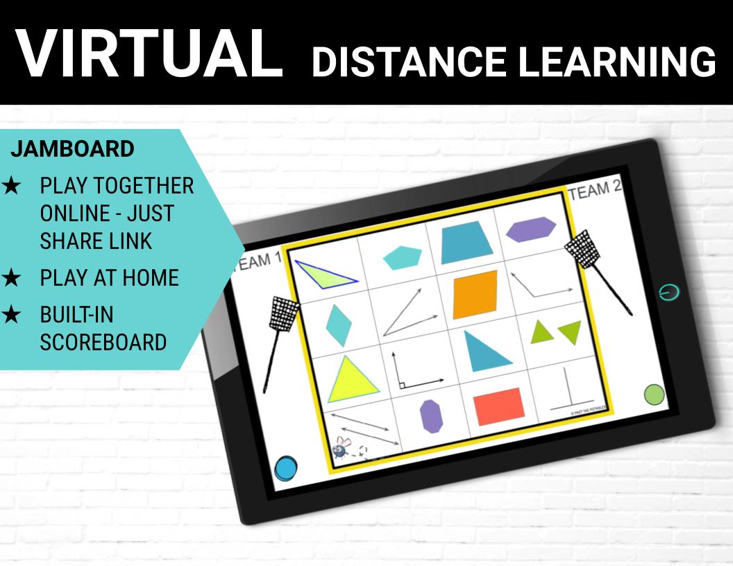 Geometry Math Game - 2D Shapes + Types of Lines | SWAT! | Made By Teachers